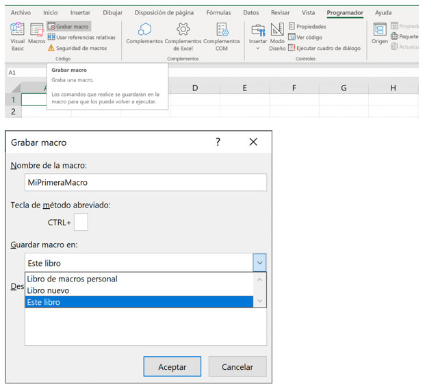 Cómo hacer macros en Excel | PlantillasOffice.Net