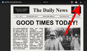 Plantilla de formato para periódico Word | PlantillasOffice.Net